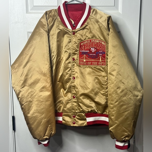Chalk Line | Jackets & Coats | Rare Vintage Chalk Line Super Bowl 49ers ...